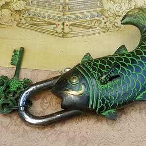 Fish Temple Lock Home Decor Hardware Accessories - Etsy