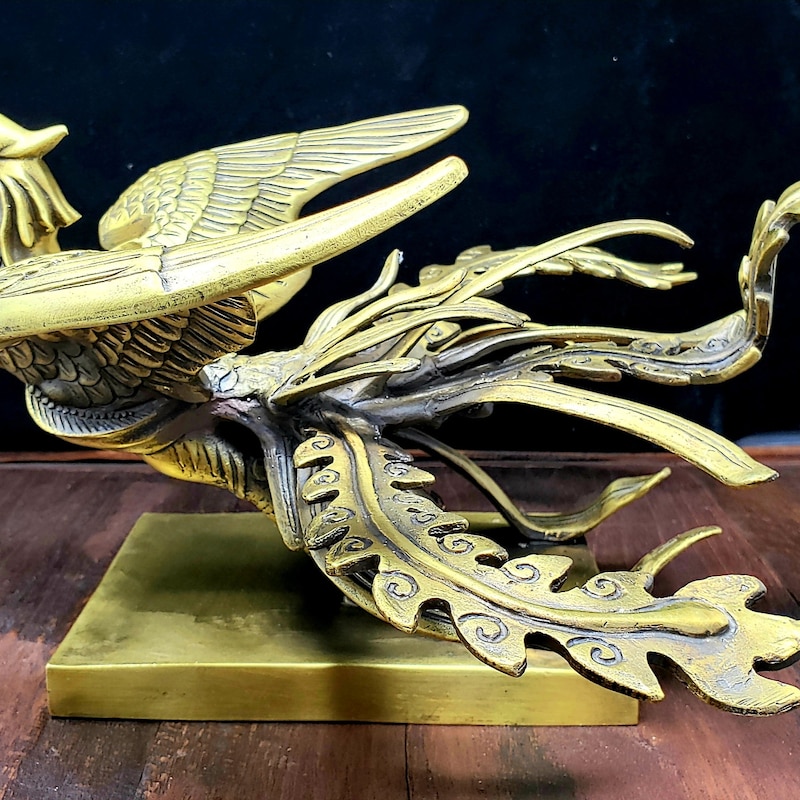 Phoenix Statue - Etsy