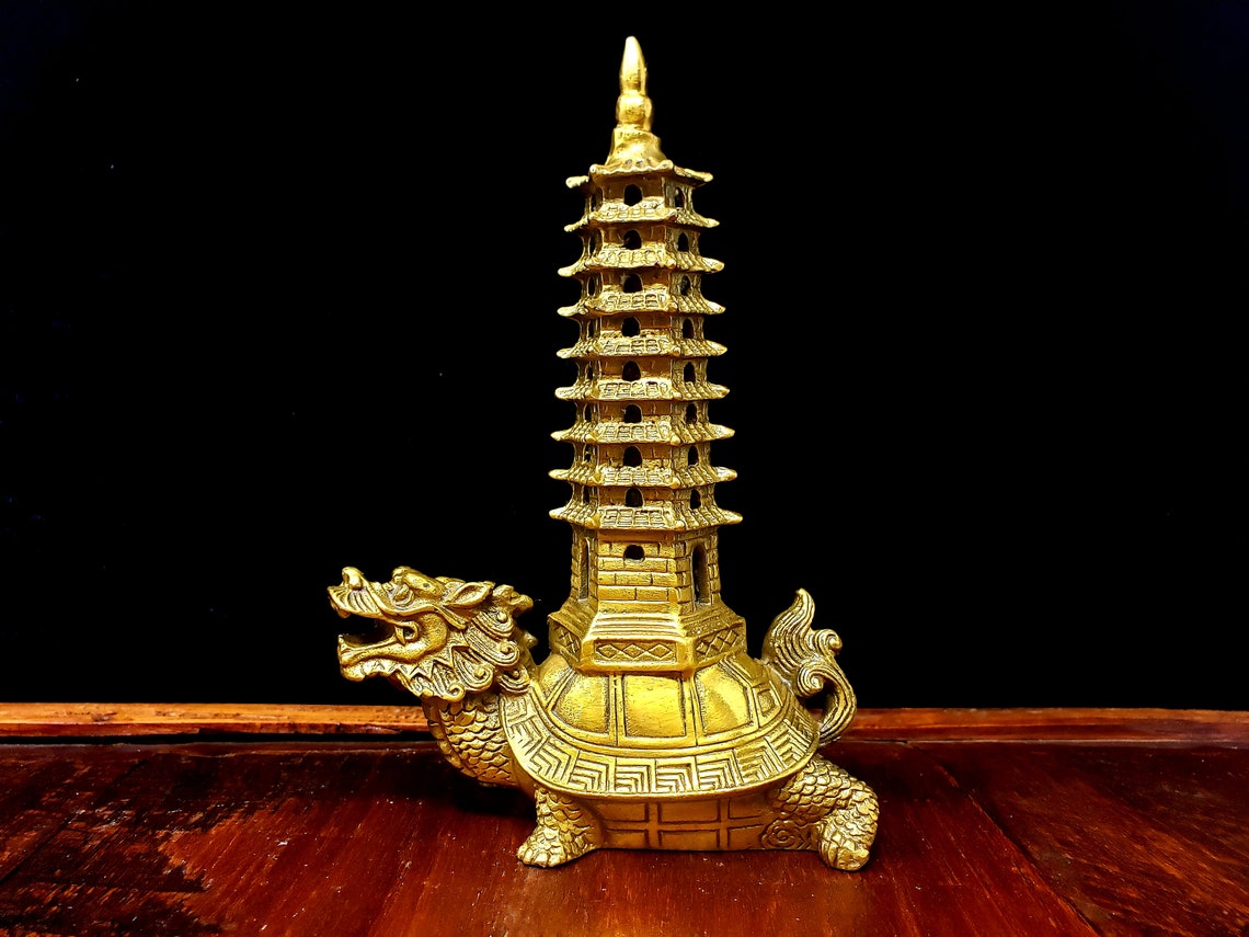 Bixi Dragon Tortuous Chinese Mythological Turtle - Etsy