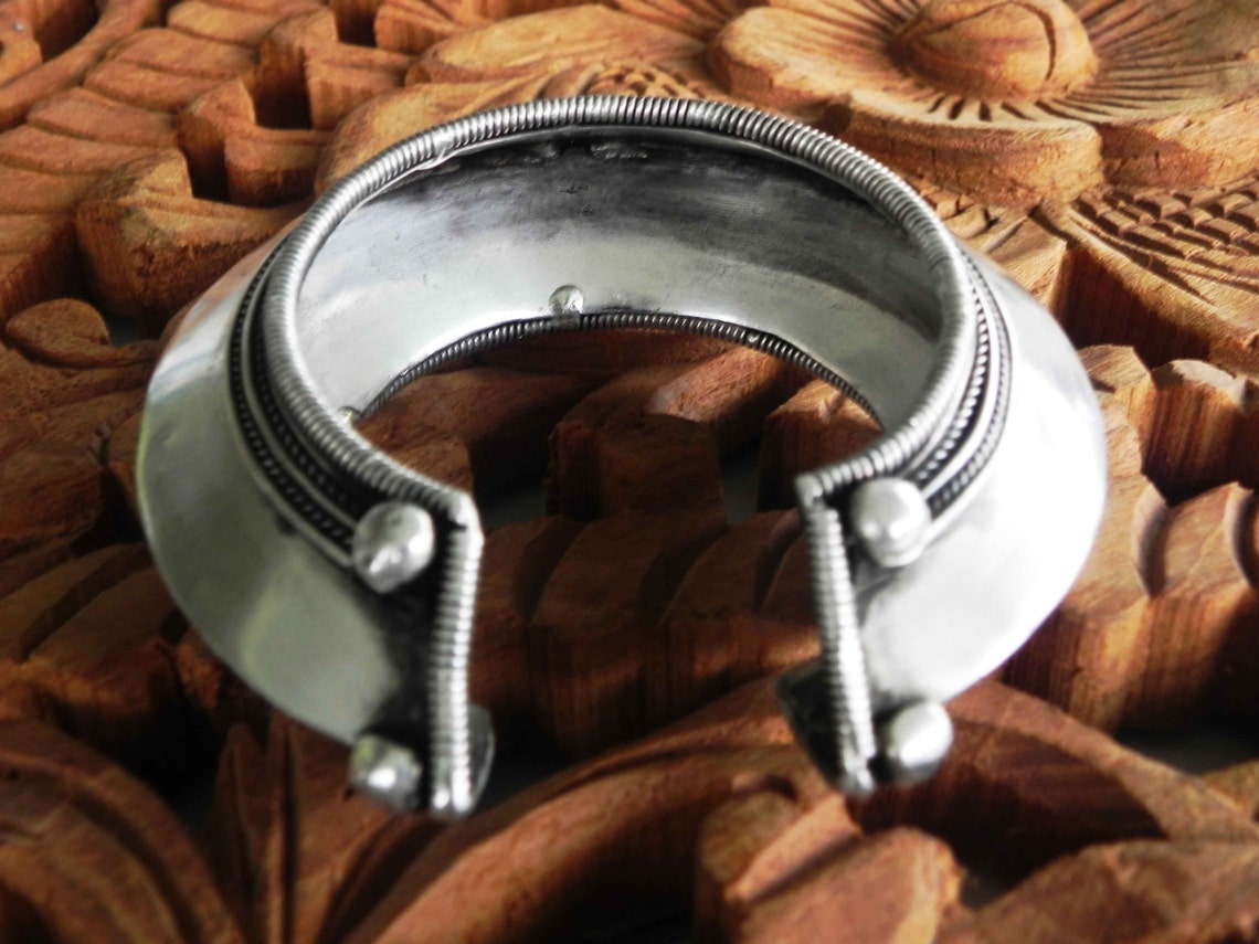Tribal Disc Miao Hmong Cuff Bracelet - Etsy