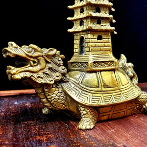 Bixi Dragon Tortuous Chinese Mythological Turtle - Etsy