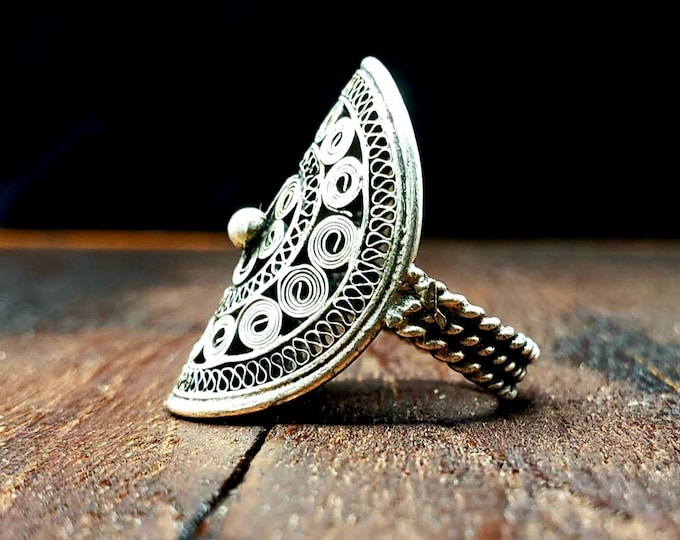 Eternity Ring Miao Hmong Ethnic Tribal Bohemian Jewelry Collection Size ...