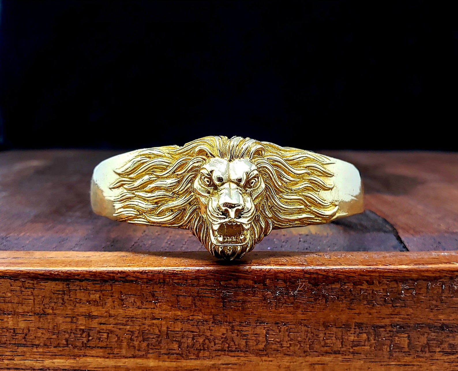 Adjustable Gold Lion Bracelet - Etsy