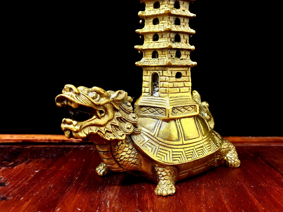 Bixi Dragon Tortuous Chinese Mythological Turtle - Etsy