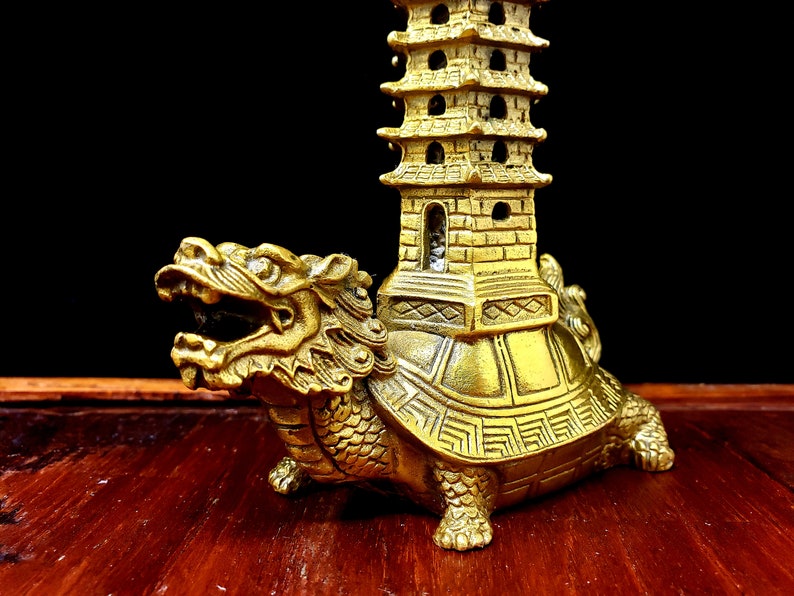 Bixi Dragon Tortuous Chinese Mythological Turtle - Etsy