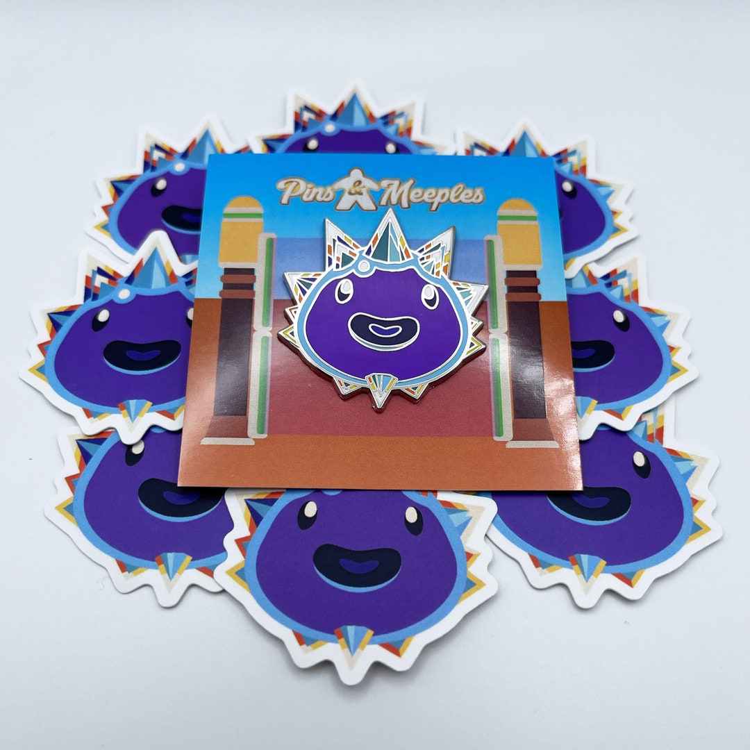 Crystal Slime Pin | Slime Rancher Pin | Enamel Pin - Etsy