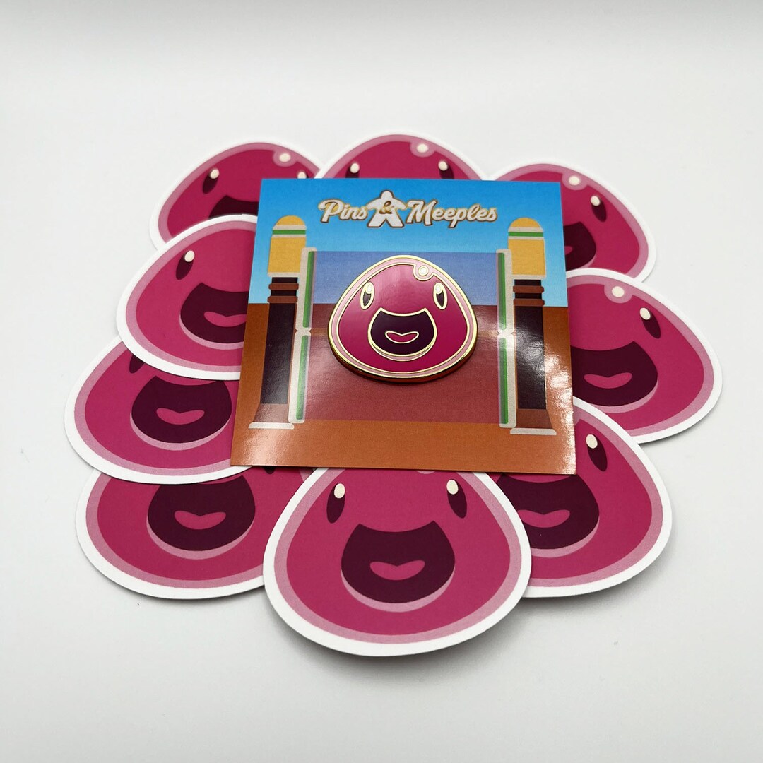 Pink Slime Pin Slime Rancher Pin Enamel Pin Etsy