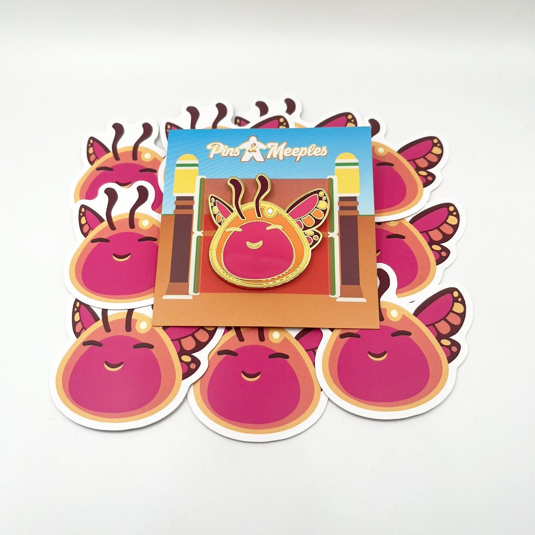 Flutter Slime Pin | Slime Rancher Pin | Enamel Pin - Etsy