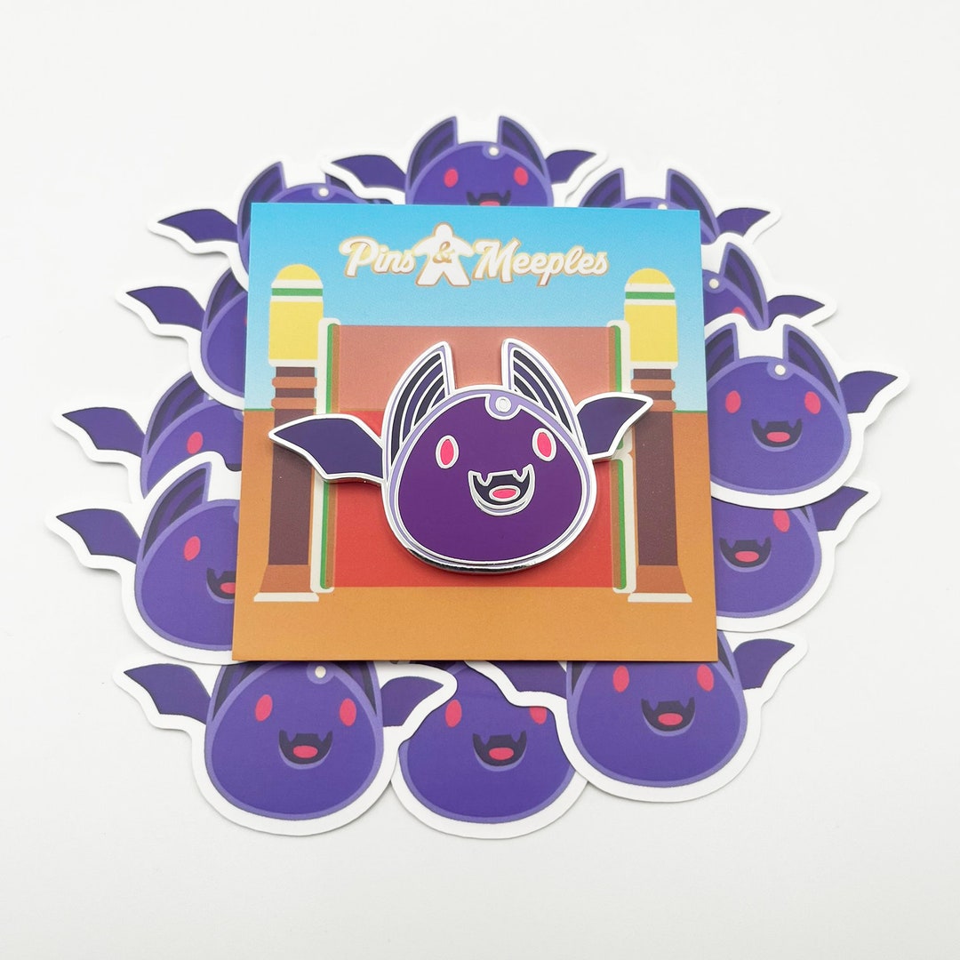 Batty Slime Pin | Slime Rancher Pin | Enamel Pin - Etsy