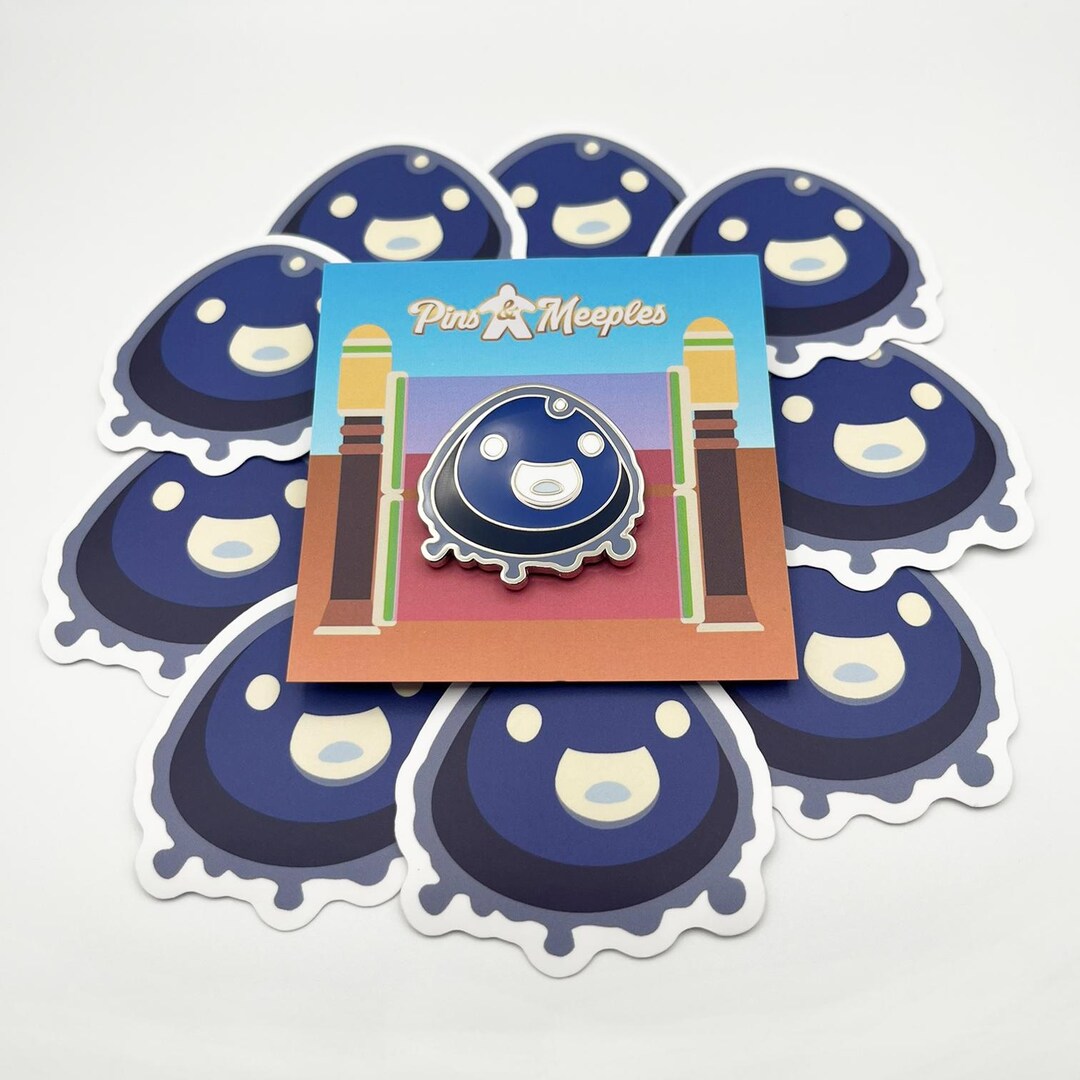 Shadow Slime Pin | Slime Rancher Pin | Enamel Pin - Etsy