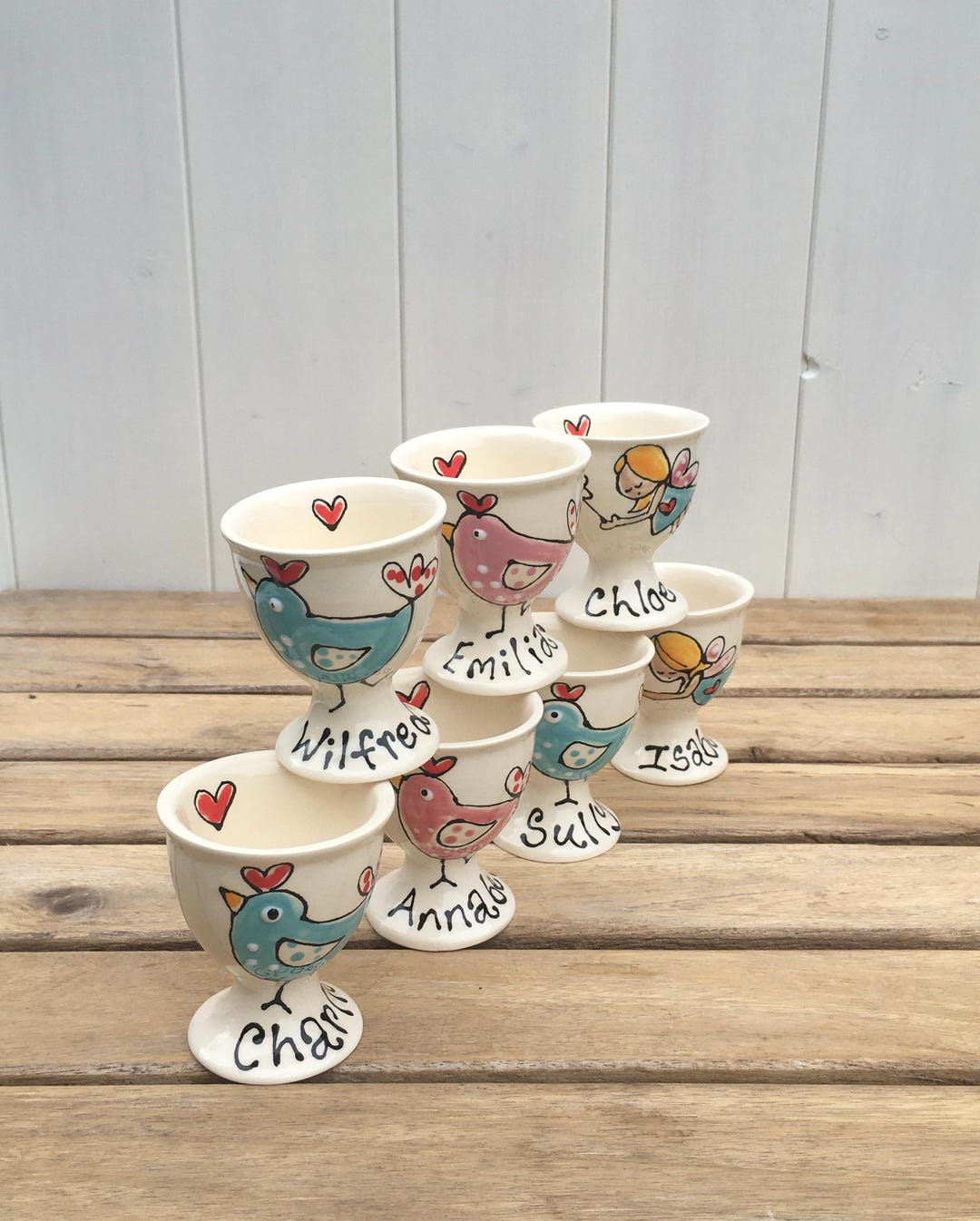 Personalised Easter Egg Cup ,hand Painted Egg Cup, Easter Gifts for ...
