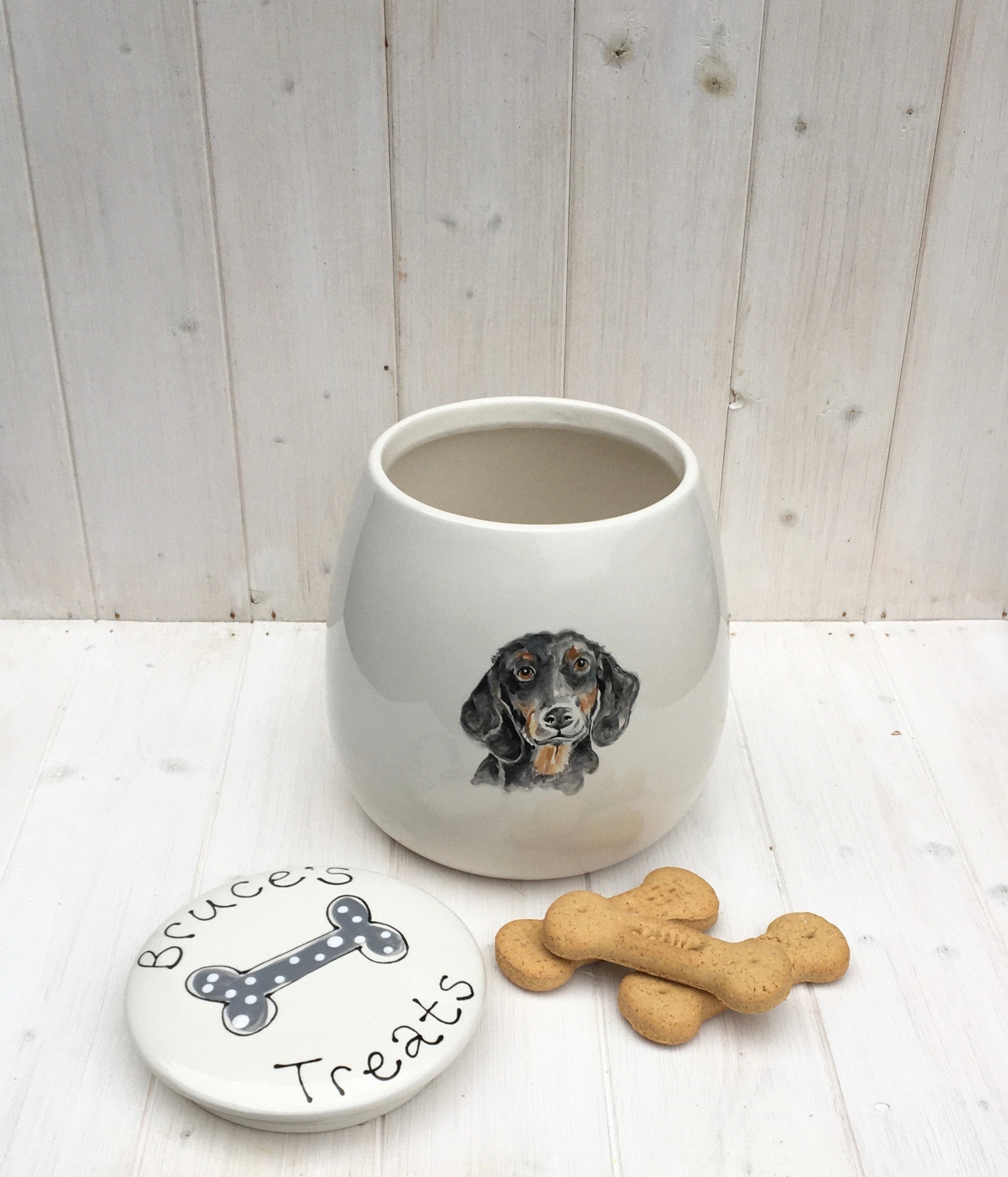 Personalised Ceramic Dog Treat Jar Personalised Cat Treat Jar | Etsy