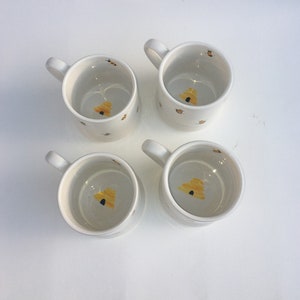 Handmade Honey Bee Earthenware Mug: Personalized Coffee Cup - Etsy