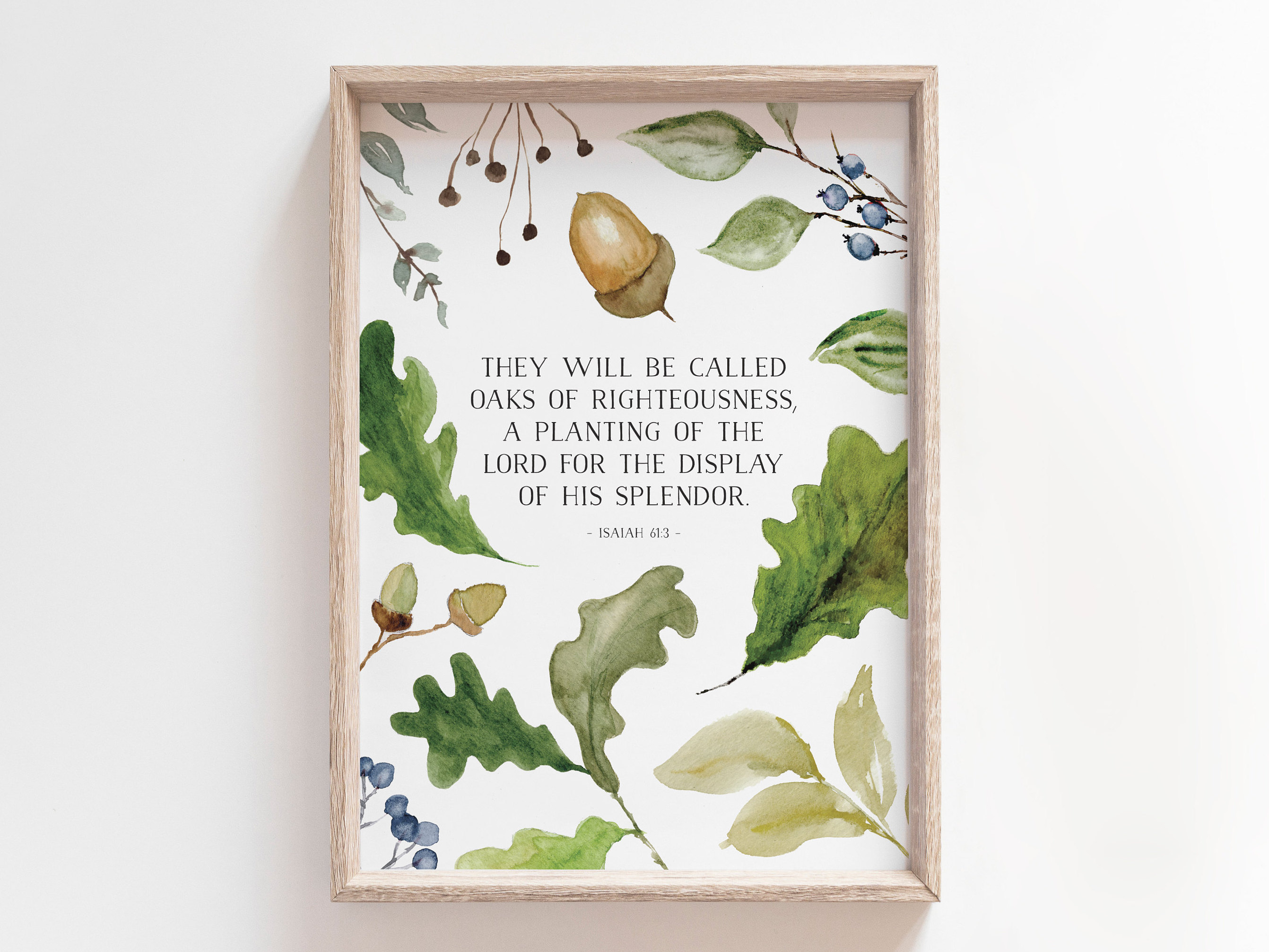 Isaiah 61:3 | Oaks of Righteousness | A Planting of the Lord ...