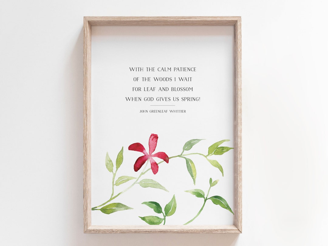 God Gives Us Spring | Spring Printable Wall Art | John Greenleaf ...