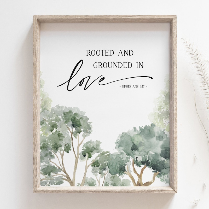 Rooted and Grounded Christian Art - Etsy