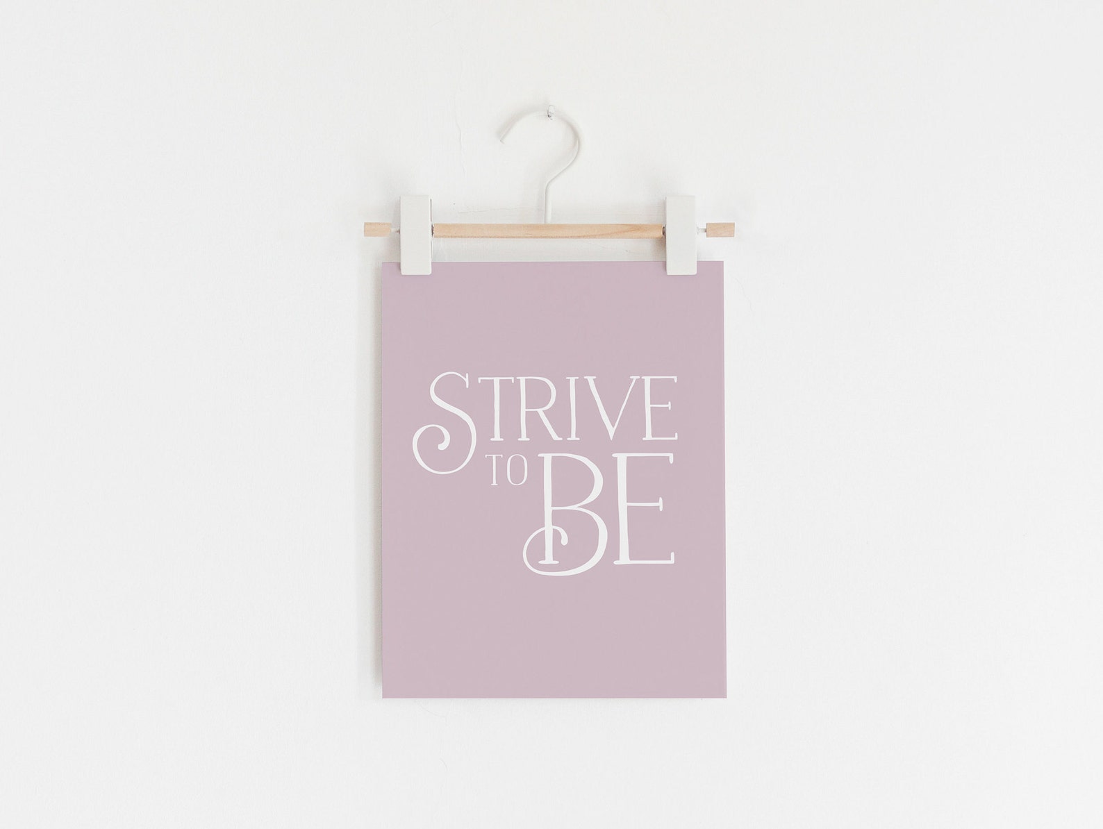 Strive to Be Printable Wall Art Strive to Be SVG Primary | Etsy