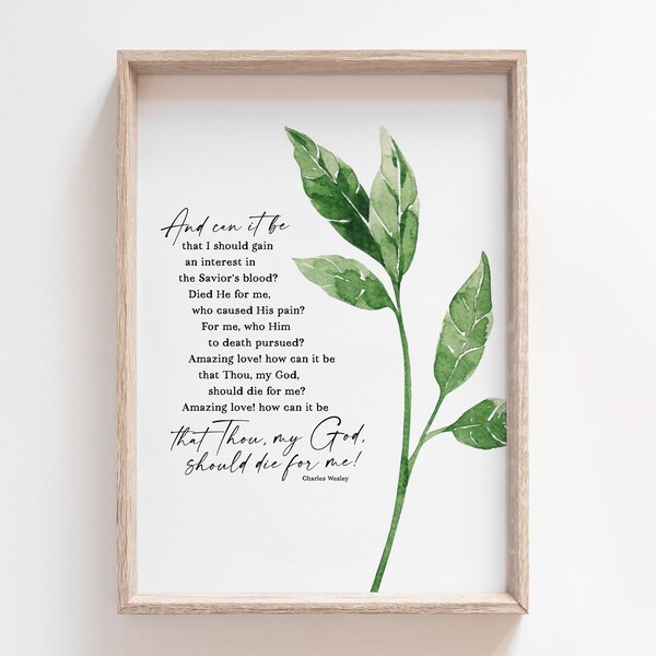 Printable Hymn Wall Art - Etsy