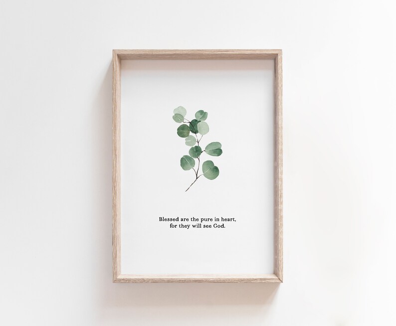Beatitudes Bundle | Bible Printable Art | Religious Art Print ...