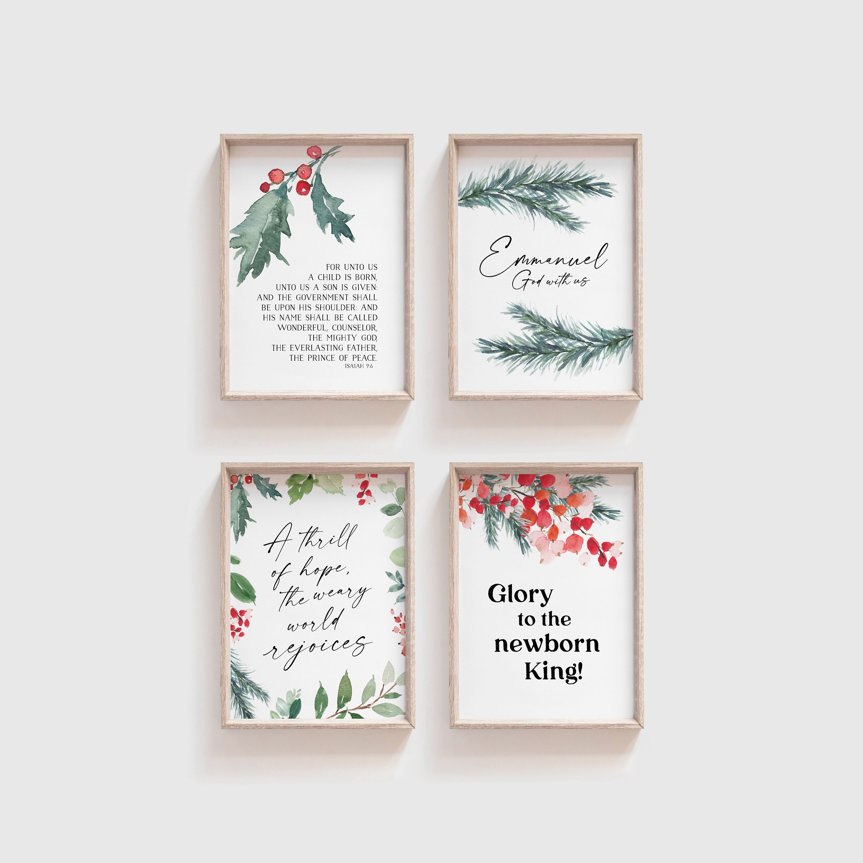 Christmas Bundle Printable Art - Etsy
