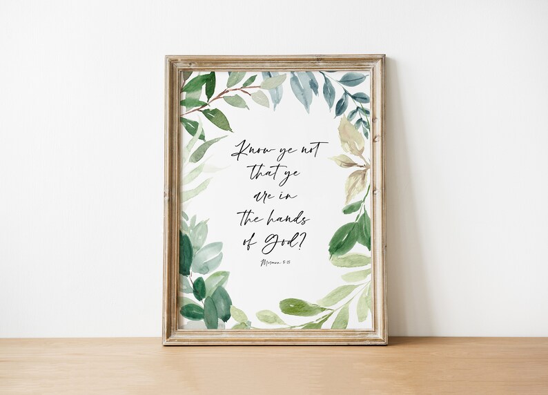 Mormon 5:23 LDS Printable Wall Art Book of Mormon LDS - Etsy