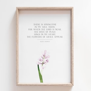 Springtime in My Soul | Spring Printable Wall Art | Spring Quote ...