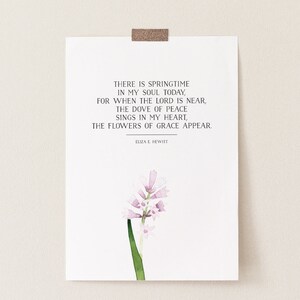 Springtime in My Soul | Spring Printable Wall Art | Spring Quote ...
