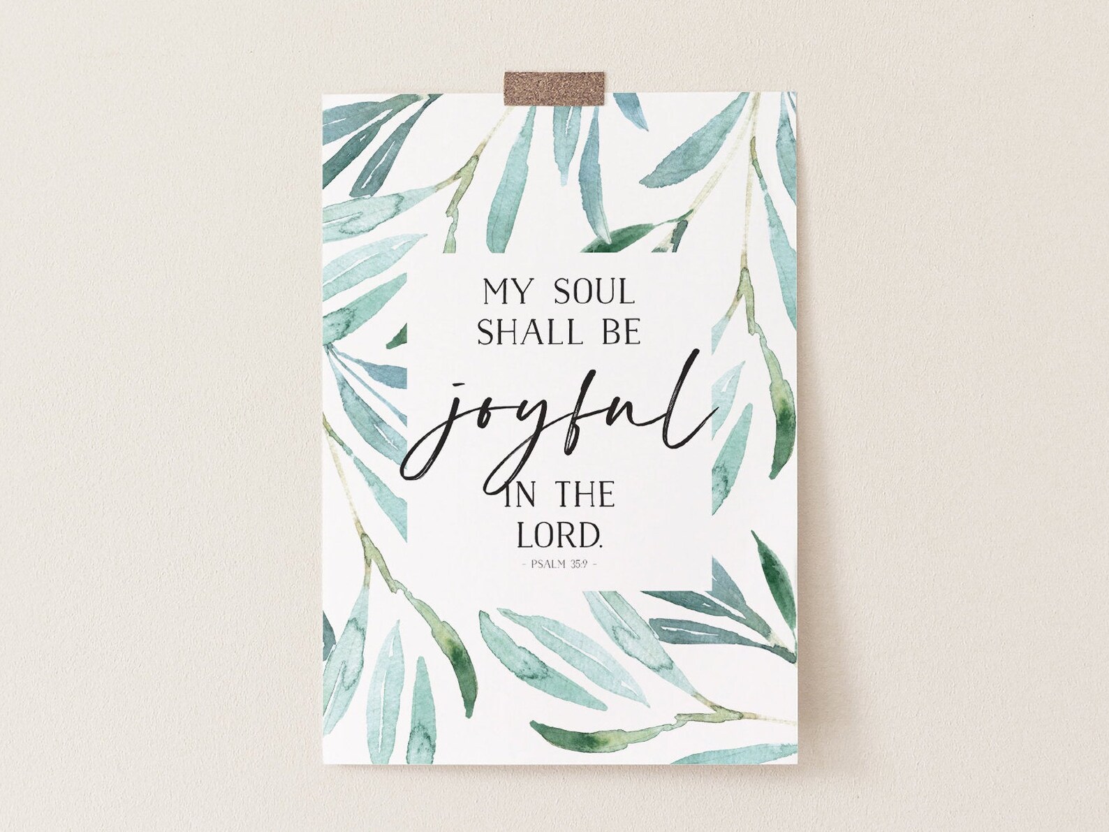 Psalm 35:9 | My Soul Shall Be Joyful in the Lord | Bible Verse ...