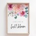 Live Life in Full Bloom Spring Printable Wall Art Watercolor Floral ...