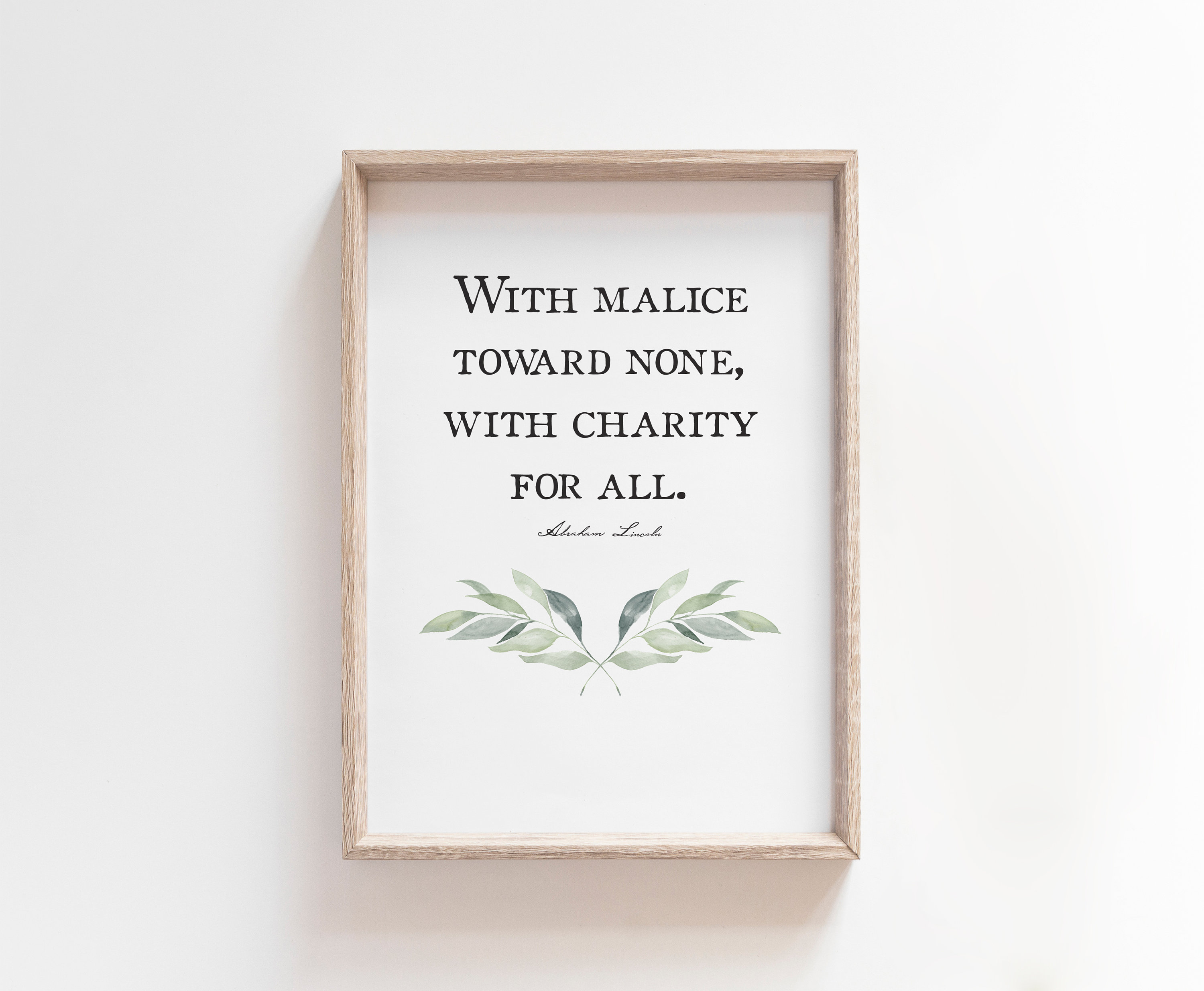 Malice Toward None Abraham Lincoln