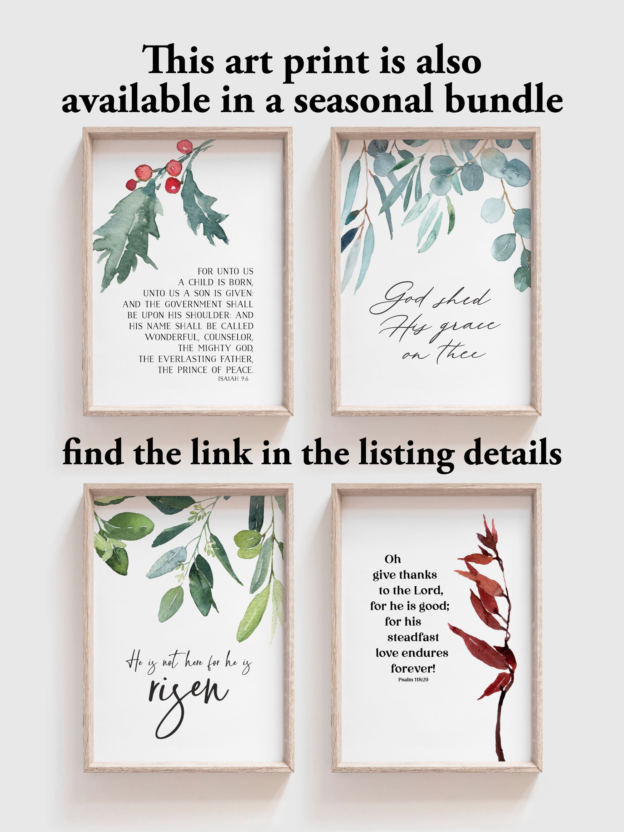 Psalm 118:29 | Give Thanks to the Lord | Thanksgiving Printable | Bible ...