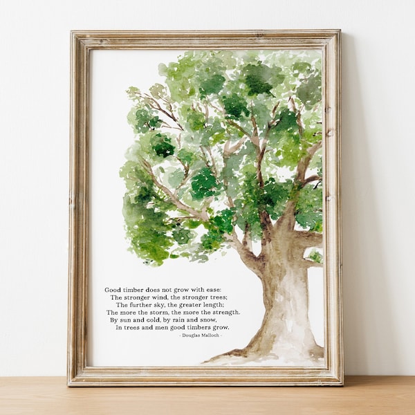 Good Timber Poem - Etsy