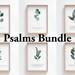 Psalms Bundle | Printable Art | Scripture Wall Art | Christian Wall ...