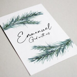 Emmanuel, God With Us | Christmas Printable | Christmas Verse ...