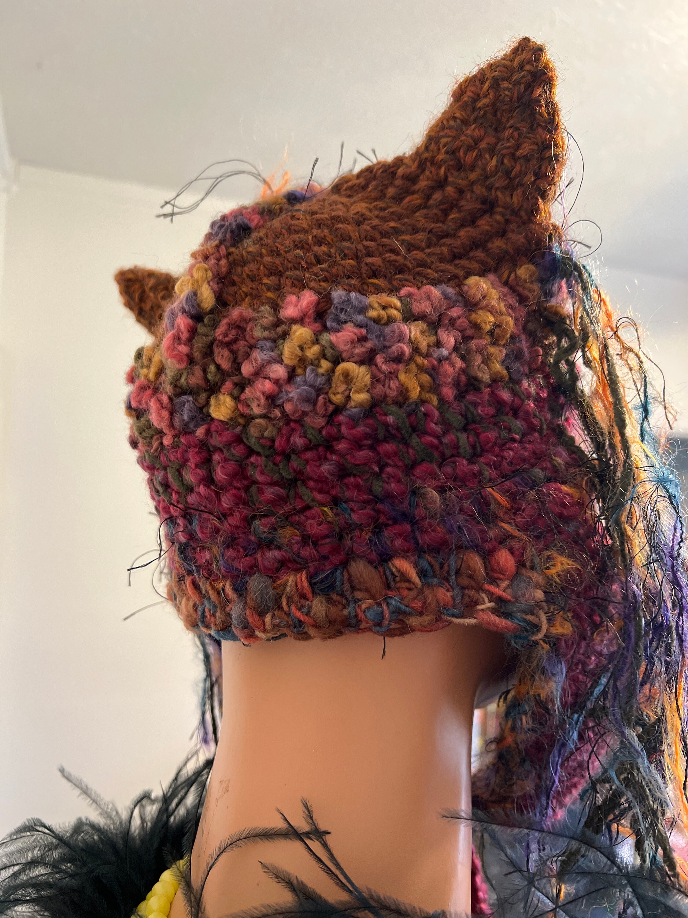 Free Form Hat Personalized Modern Theme Free Form Headdress Fringes ...