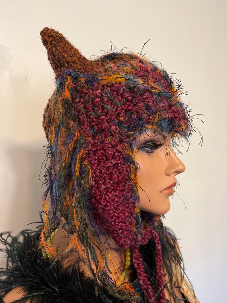 Free Form Hat Personalized Modern Theme Free Form Headdress Fringes ...