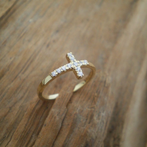 Silver Infinity Cross Ring Infinity Celtic Cross Ring Celtic - Etsy