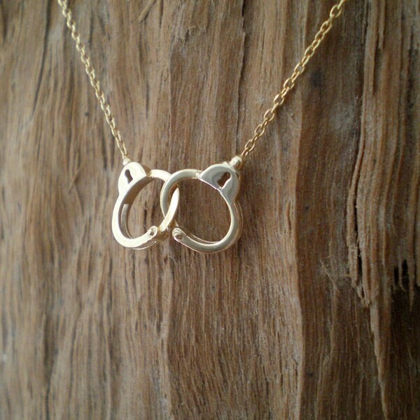 Gold Handcuffs - Etsy