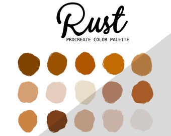 RUSTIC PROCREATE Color Palette Hex Codes Brown Tan Green | atelier-yuwa ...