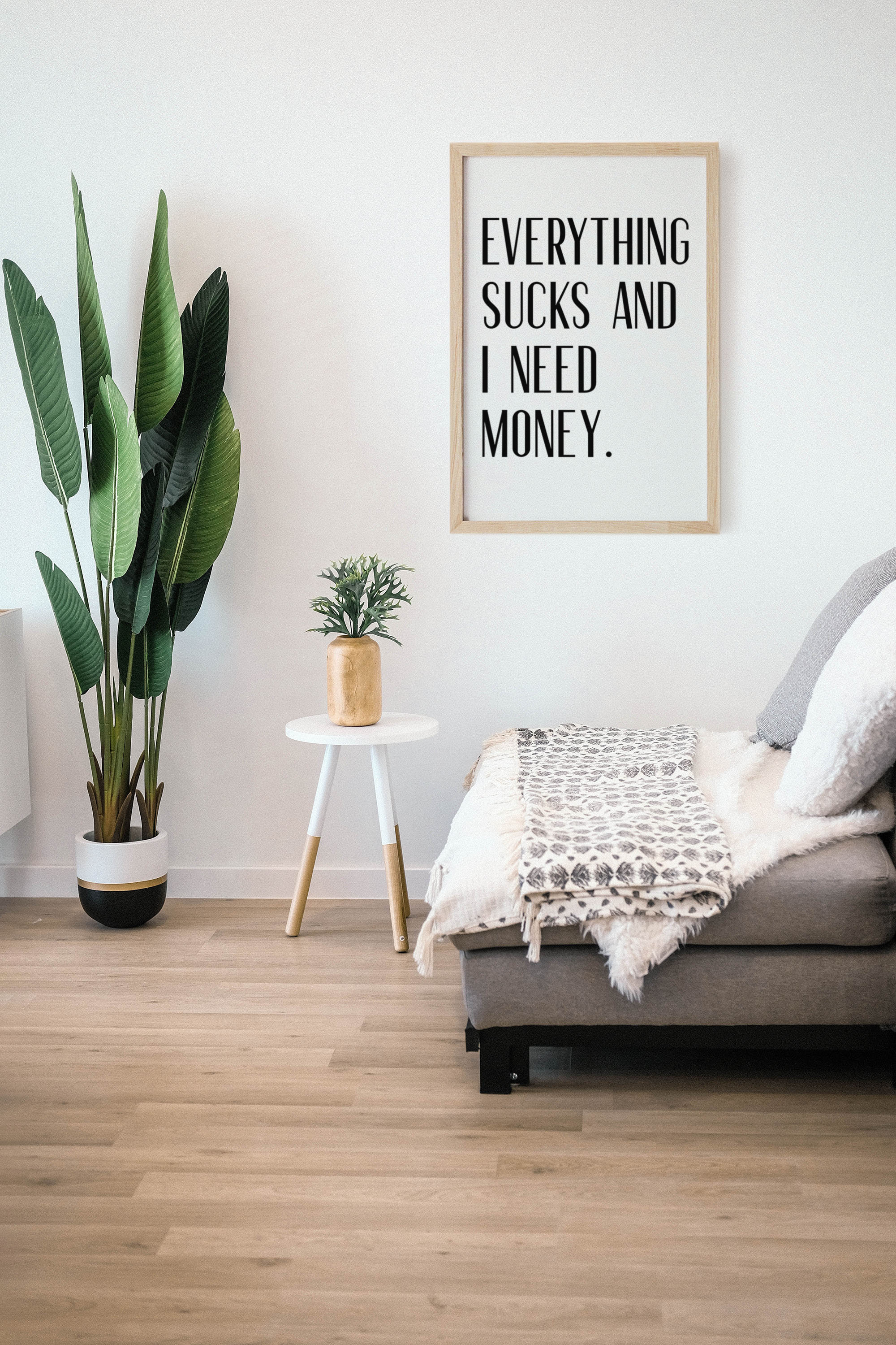 Everything Sucks Poster Print Home Decor Digital Art Prints | Etsy