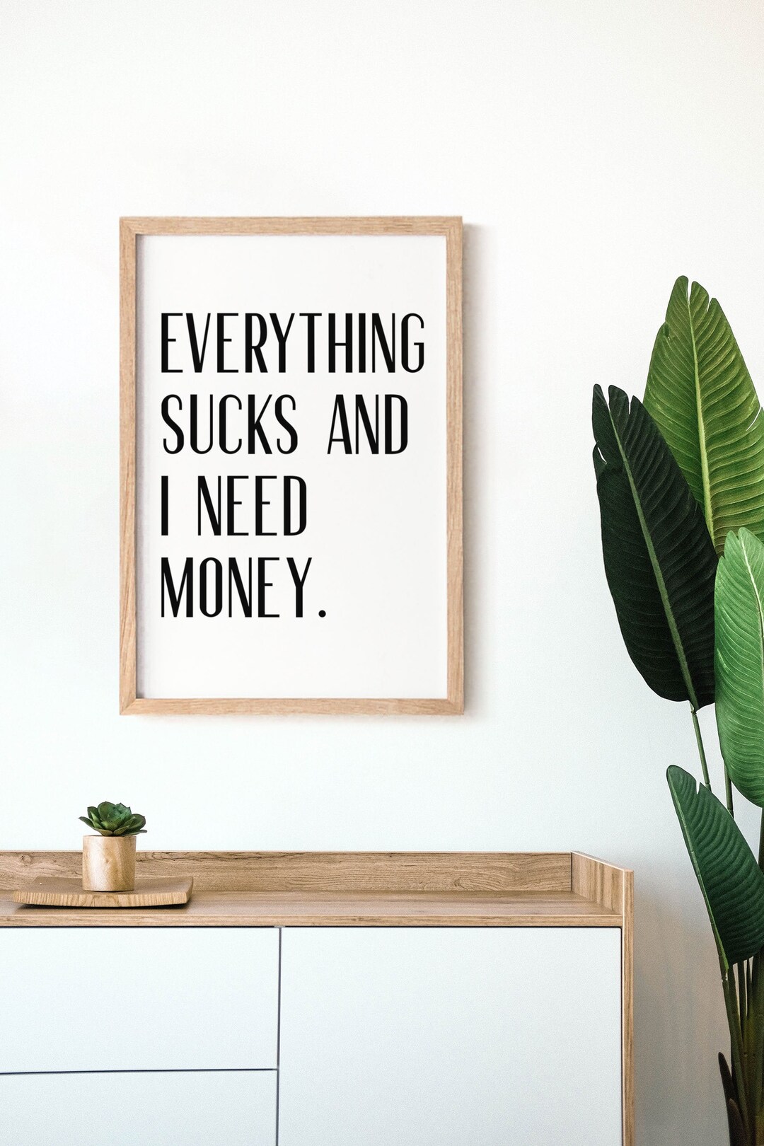 Everything Sucks Poster Print Home Decor Digital Art Prints - Etsy