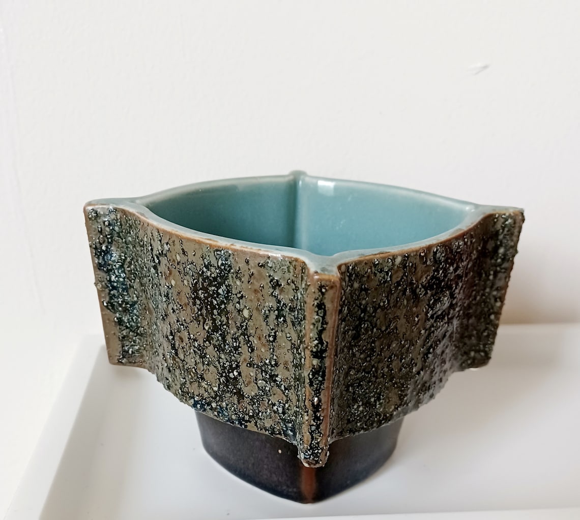 Japanese Geometric Pot Dish Planter Vase - Etsy