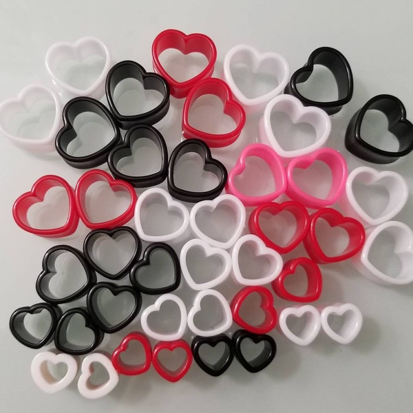 Heart Plugs - Etsy