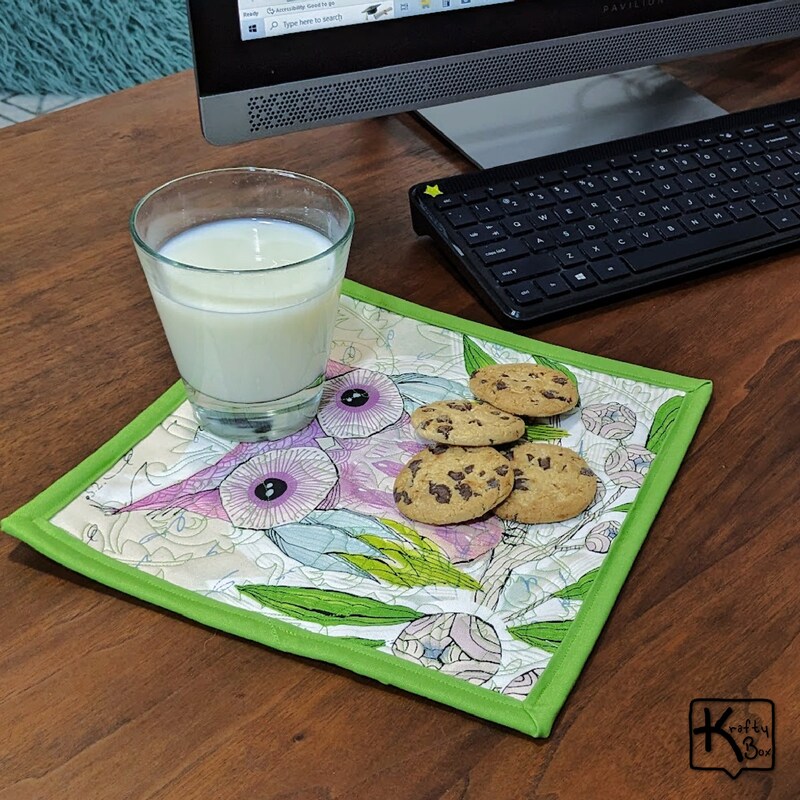 Quilted Placemat for Desk - Etsy