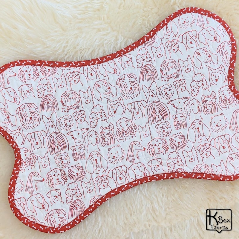 Quilted Dog Feeding Mats - Etsy