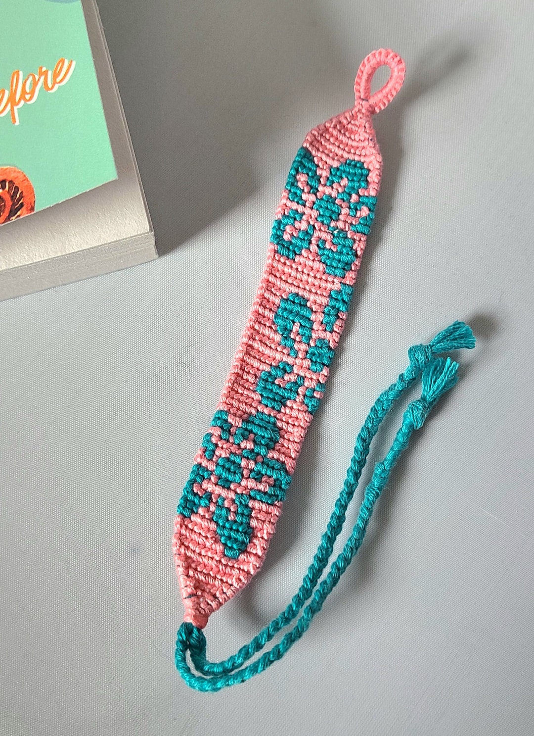 Handmade Hibiscus Flower String Bracelet - Etsy