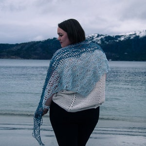 Crochet Shawl Pattern- Crochet Lace Shawl- Crochet Summer Shawl Pattern ...