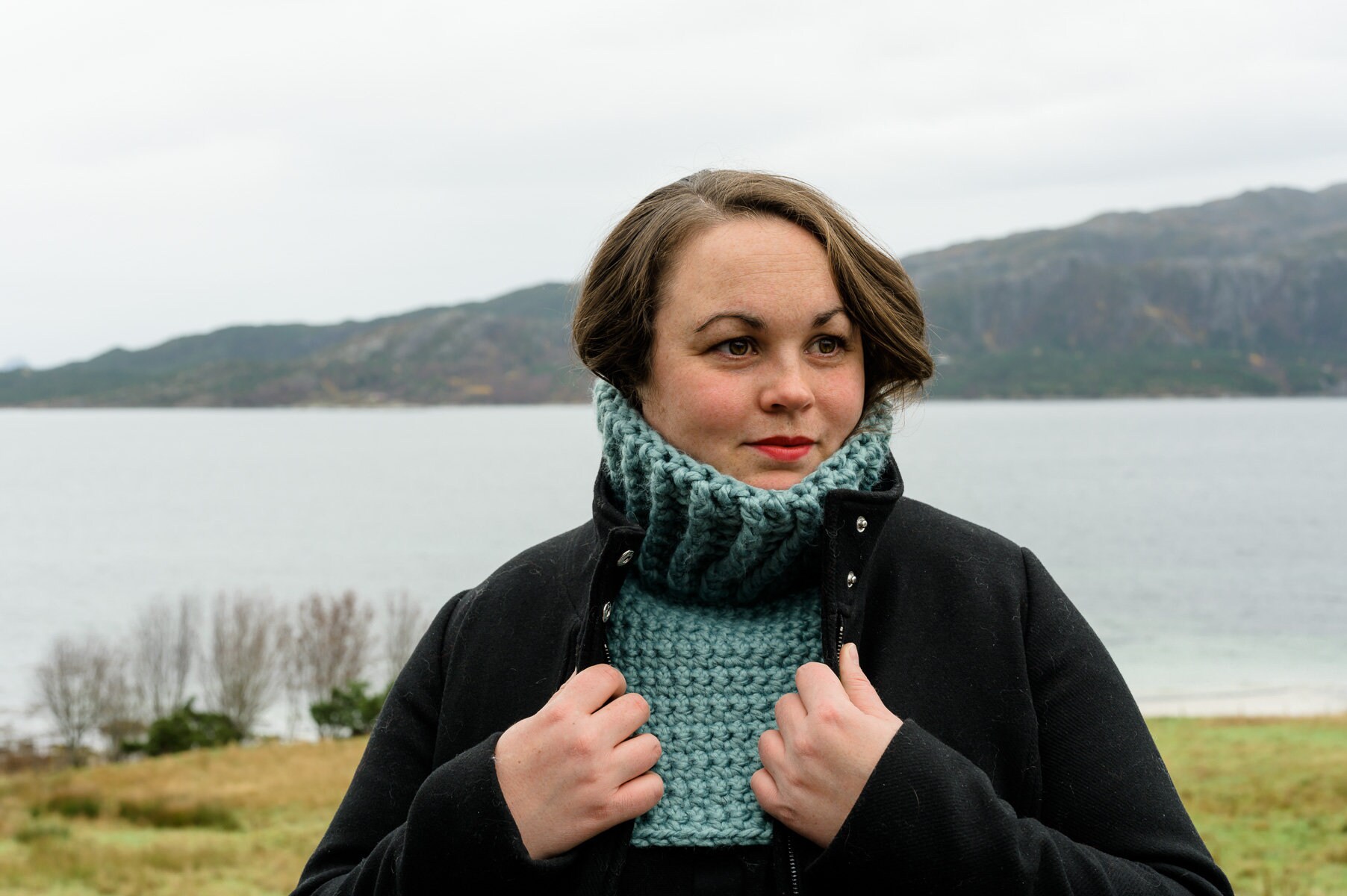 Easy Crochet Turtleneck Dickie Pattern PDF - Etsy