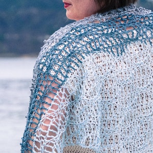 Crochet Shawl Pattern- Crochet Lace Shawl- Crochet Summer Shawl Pattern ...