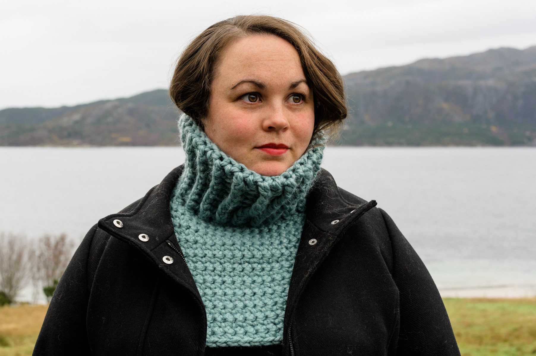 Easy Crochet Turtleneck Dickie Pattern PDF - Etsy